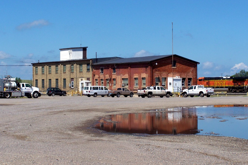 Ex-Northern Pacific depot is in use by the BNSF
